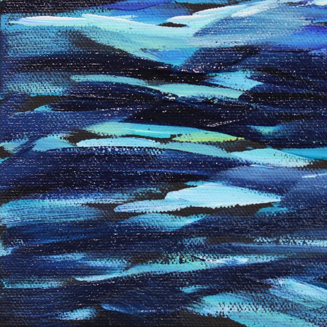 Water Rhythm - Abstract Waterscape Painting | Chairish