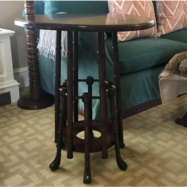 Vintage Minton-Spidell Faux Bamboo Side Tables— a Pair | Chairish