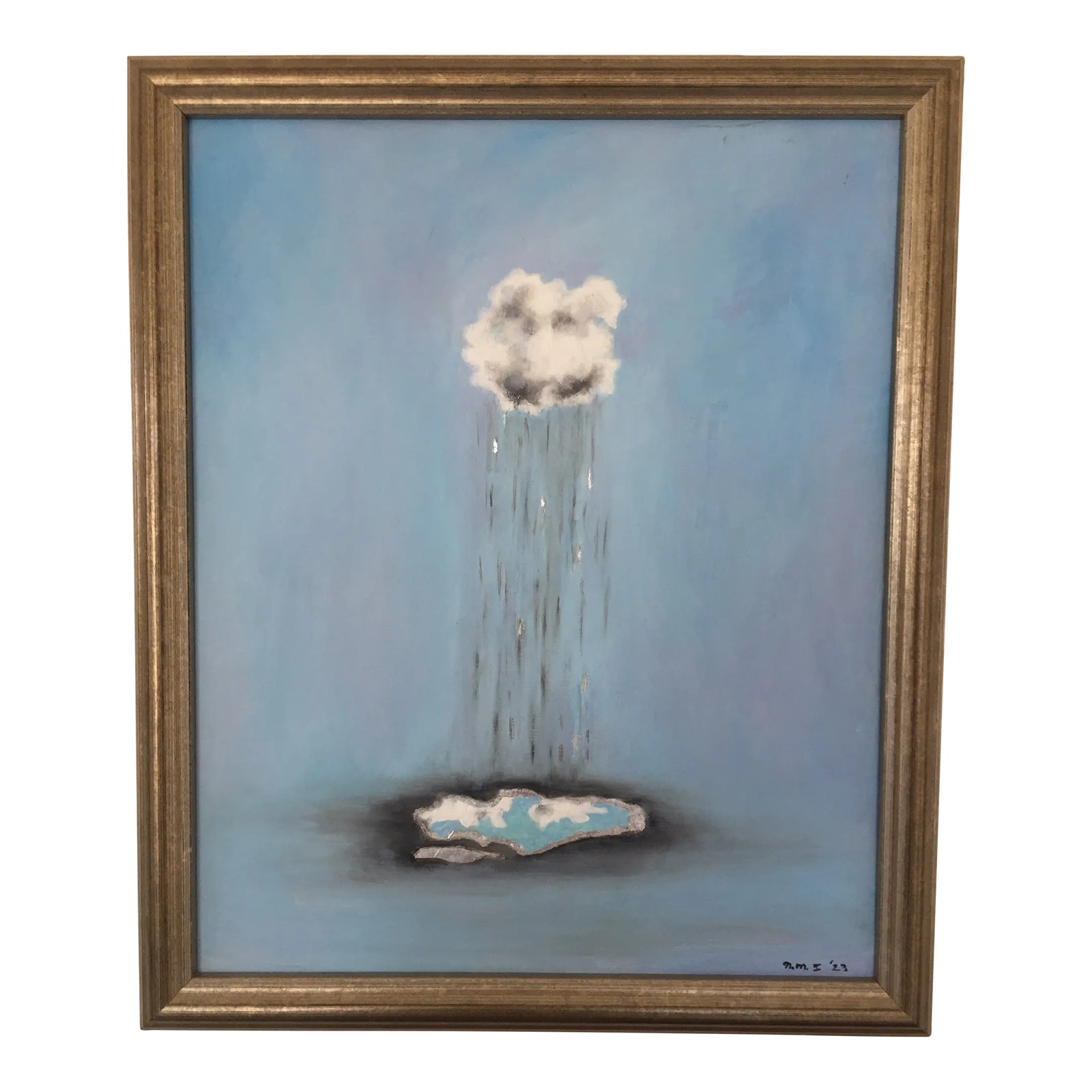 "Reflection of Joy" Contemporary Original Abstract Surrealist Oil ...