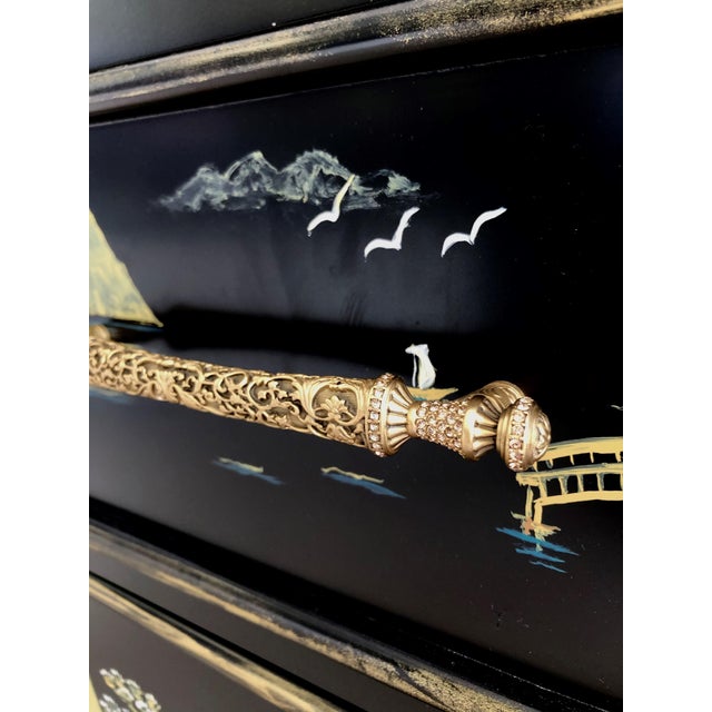 Custom Asian Display Hutch, 9.5' | Chairish