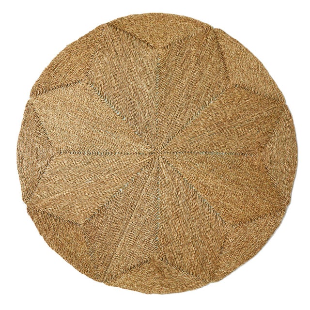 Rush House for Chairish Monte Vista Round Seagrass Rug | Chairish