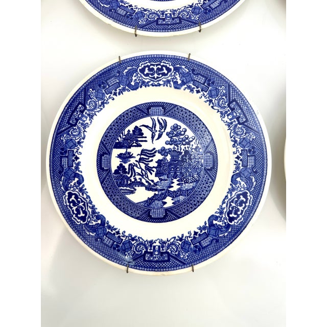 Vintage Blue Willow Wall Hanging Plate Set by Willow Wear England ...