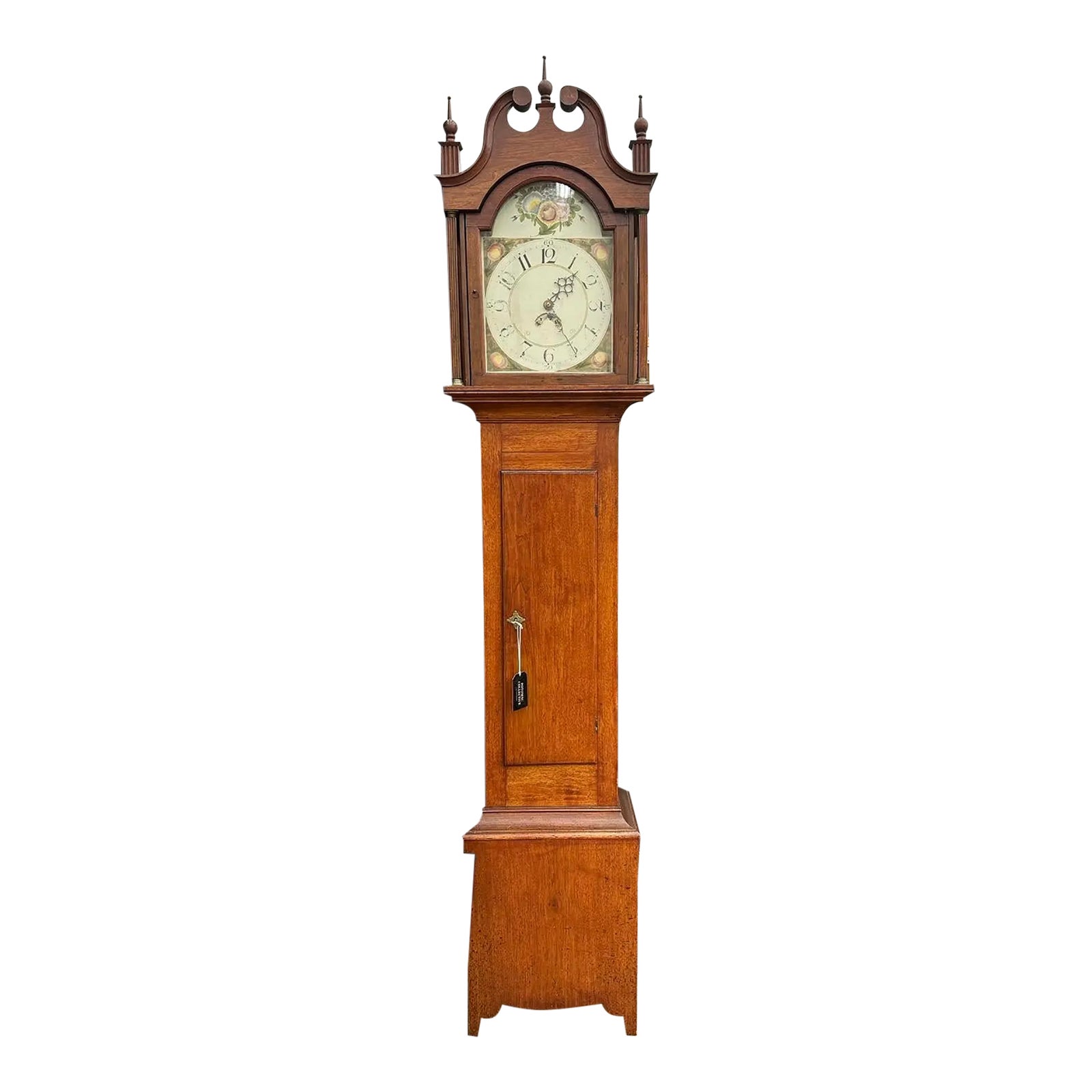 Antique American Tall Case Clock, 30-Hour, C. 1815 | Chairish