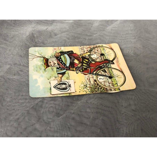 Antique Russell & Morgan Playing Card Advertisement | Chairish