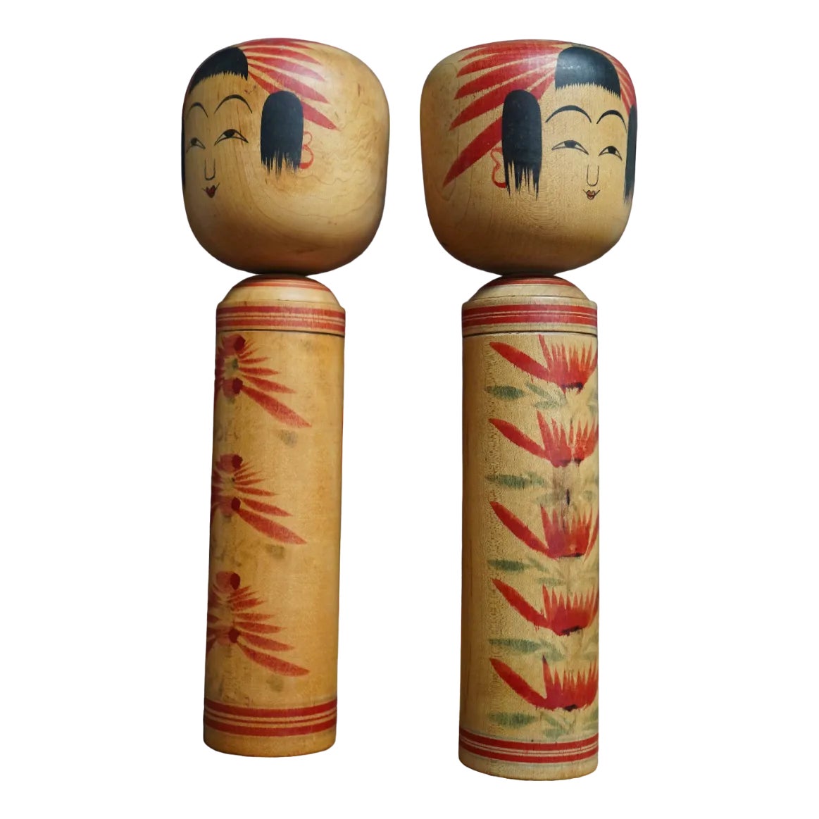 Vintage Hijiori Traditional Kokeshi by Okuyama Kuraji, Japan, 1950s ...