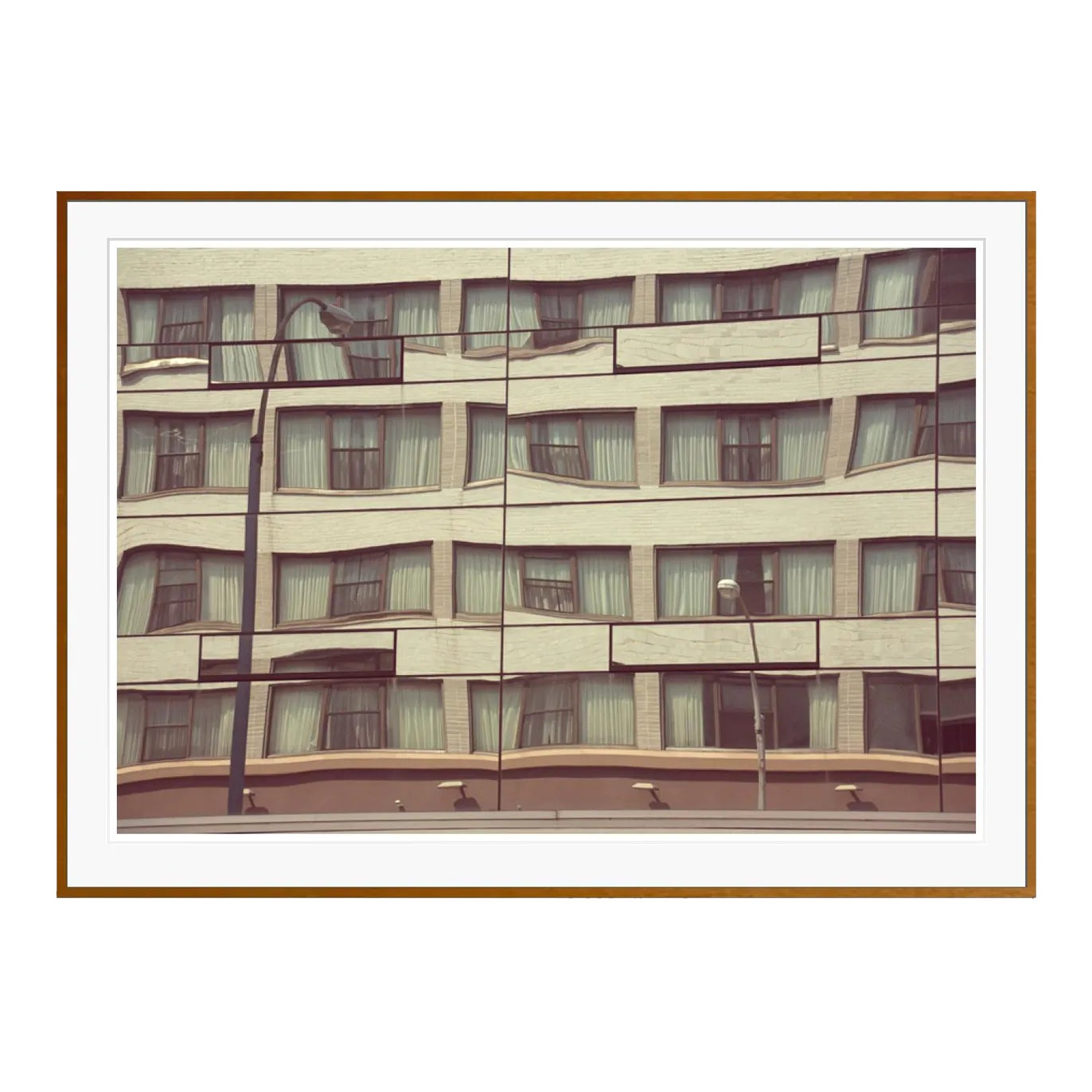Marshmallow Building by Stuart Möller Framed | Chairish