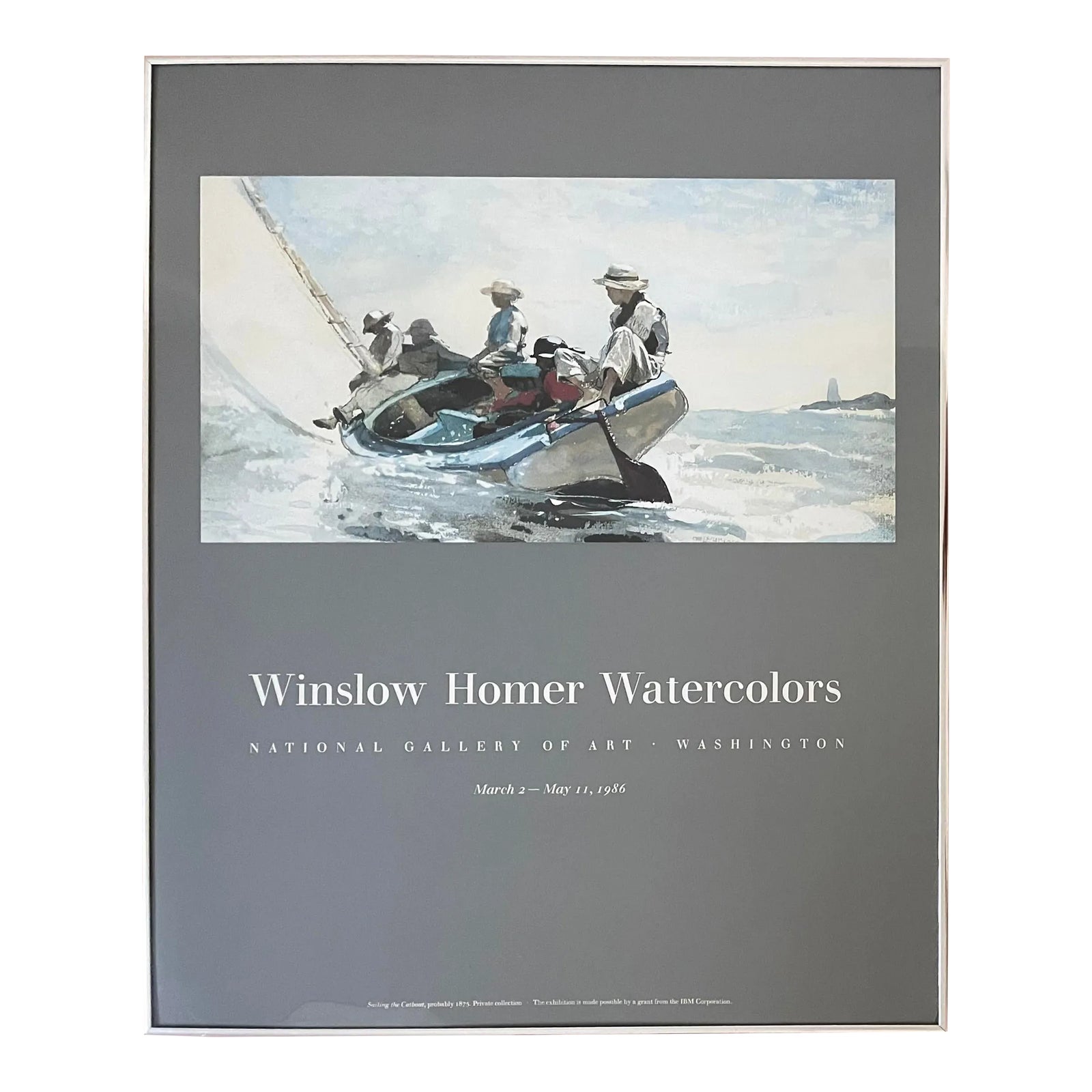 1986 National Gallery of Art Winslow Homer “Watercolors” Exhibition ...