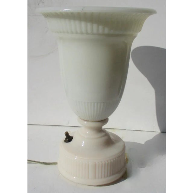 Aladdin Urn Uplight Alacite Glass | Chairish