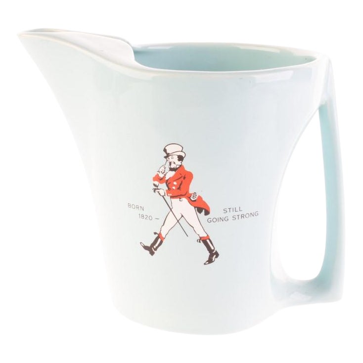 Wade Porcelain Ceramic Pitcher by Johnnie Walker | Chairish