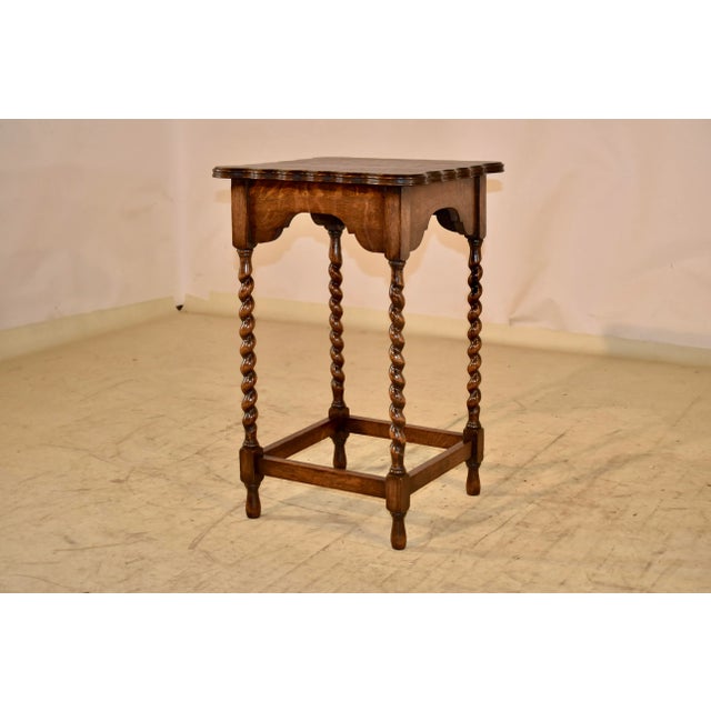 Edwardian Scalloped Side Table, Circa 1900 | Chairish