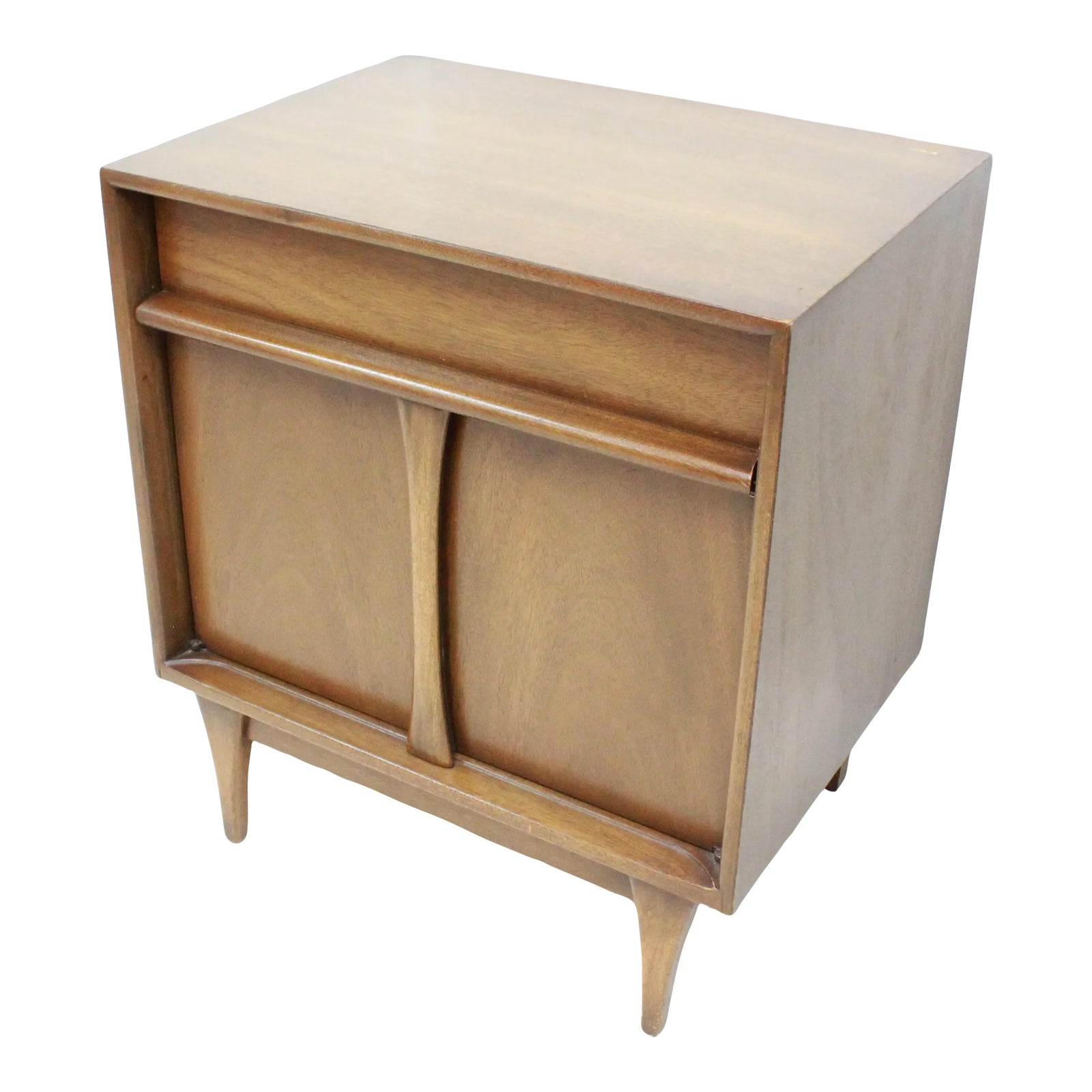 Mid Century Modern Red Lion Table Co Side Table | Chairish