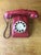 Red Pressed Steel Telephone Toy | Chairish