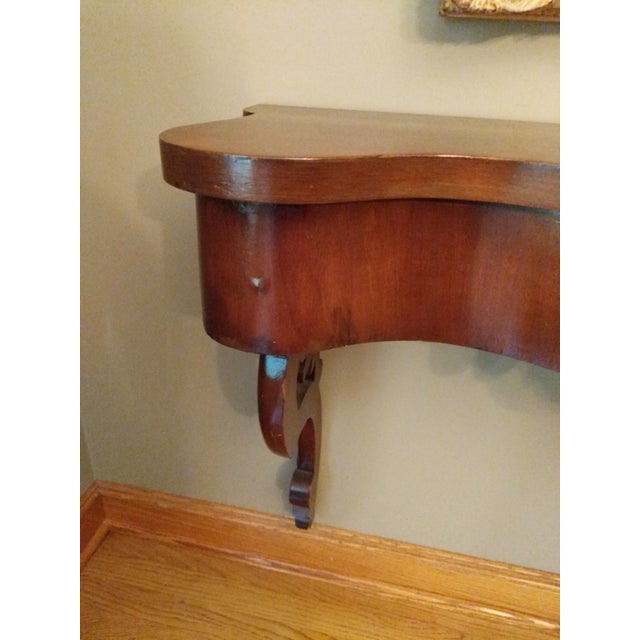 English Cherry Console Table | Chairish