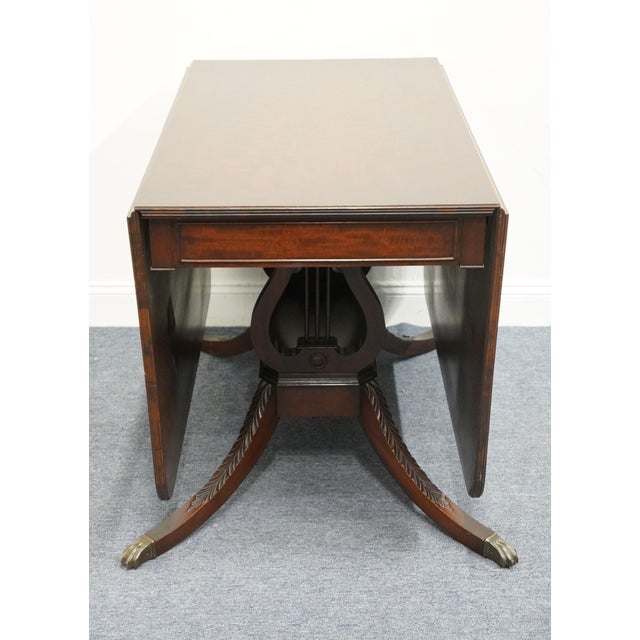 Imperial Furniture Genuine Mahogany Traditional Duncan Phyfe Style Drop ...