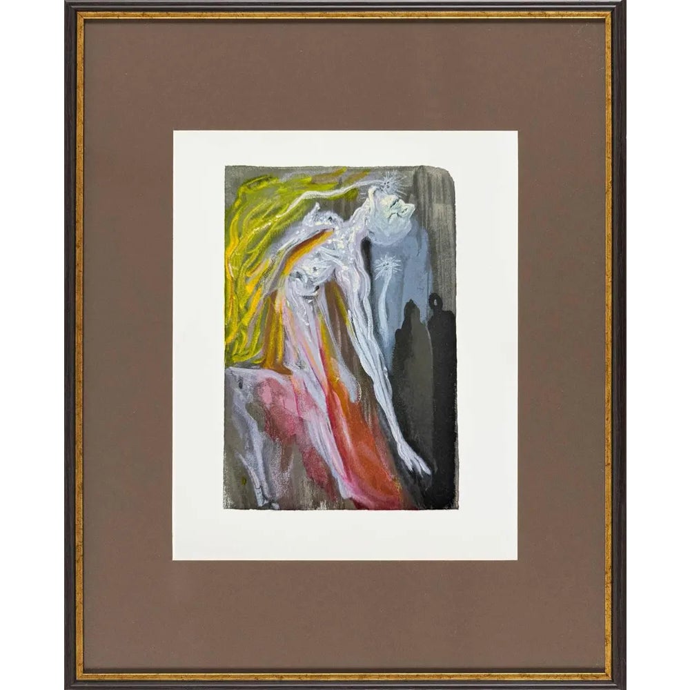 Salvador Dali, The Inferno, Canto 9 : The Furies, 1960, Woodcut Print ...