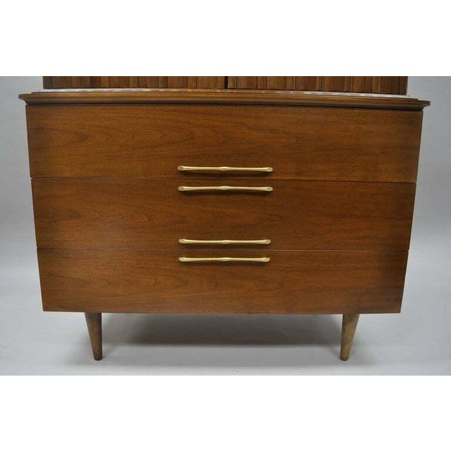 Mid Century Modern Danish Walnut Cabinet | Chairish