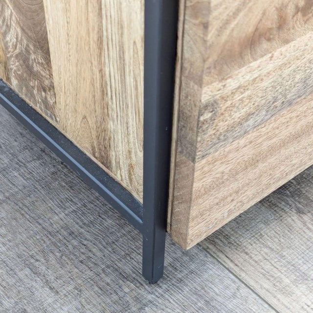 West Elm Industrial Modular Media Console | Chairish