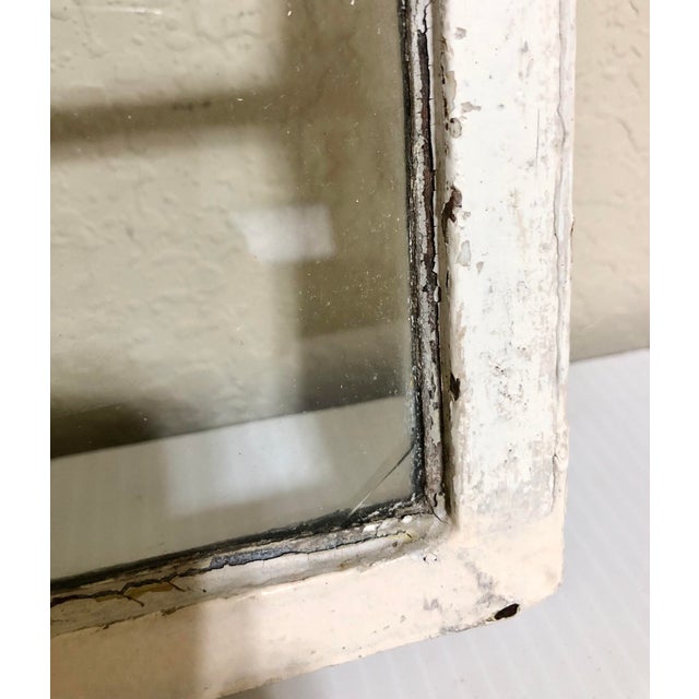 Vintage Leaded Stained Glass Window In Metal Frame Chairish