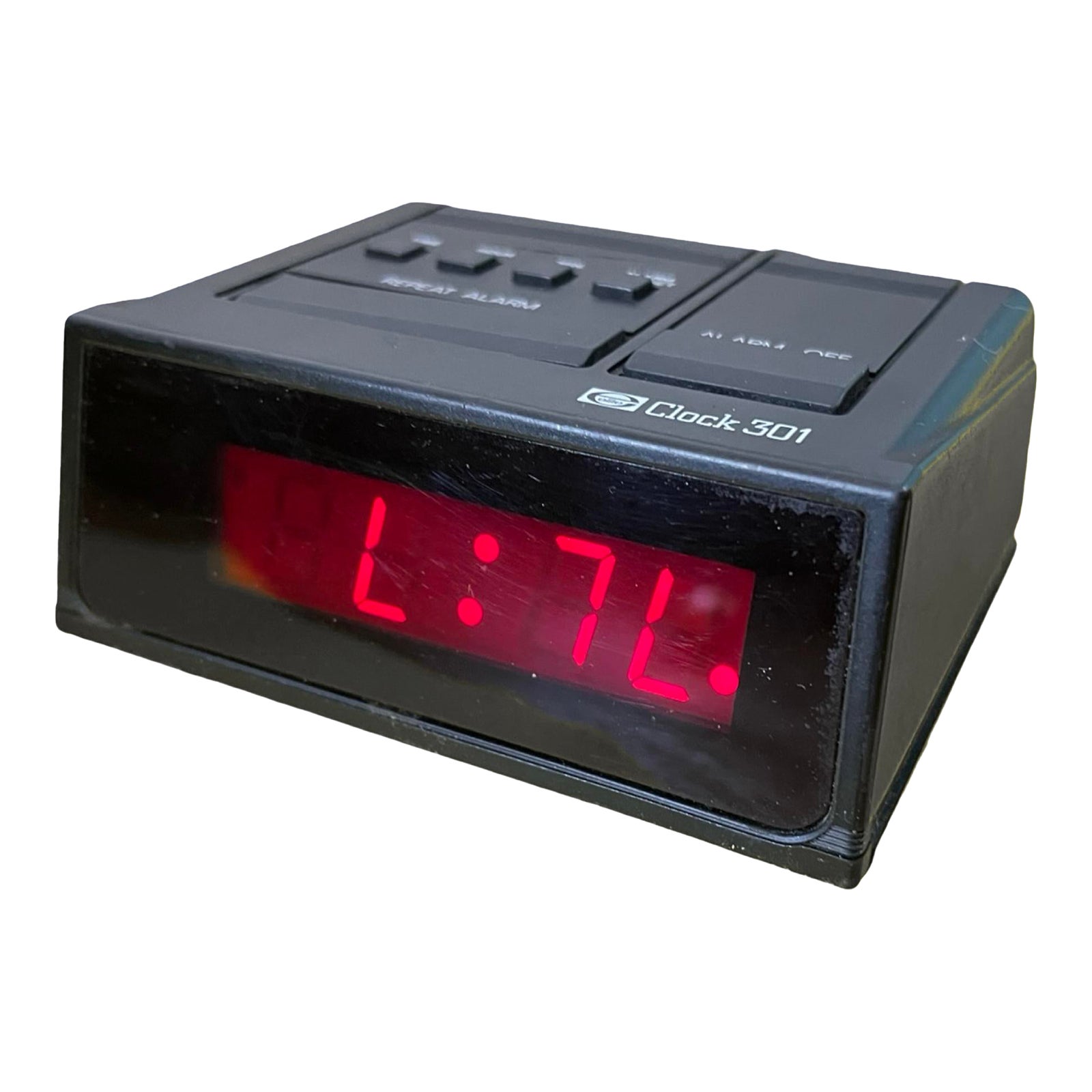 Electric Clock/Alarm Clock Elite Clock 301, Germany 1980s. | Chairish