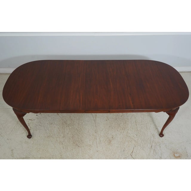 Henkel Harris Cherry Queen Anne Dining Room Table | Chairish