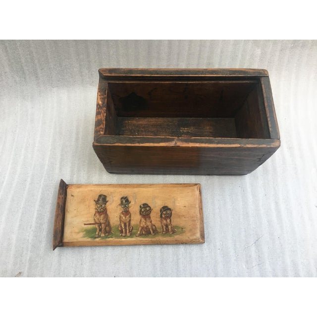 Antique Wooden Mystery Box Chairish