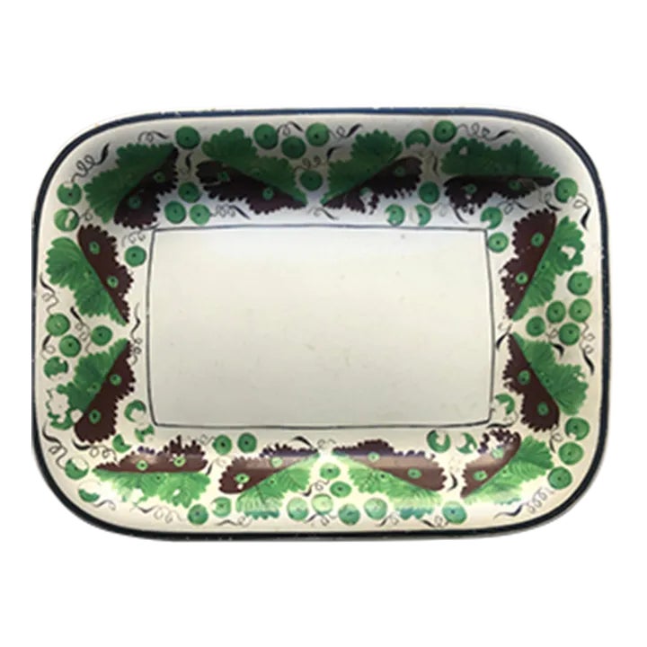 Antique Spode Creamware Dish With Oak Leaves and Acorns, Circa 1810 ...