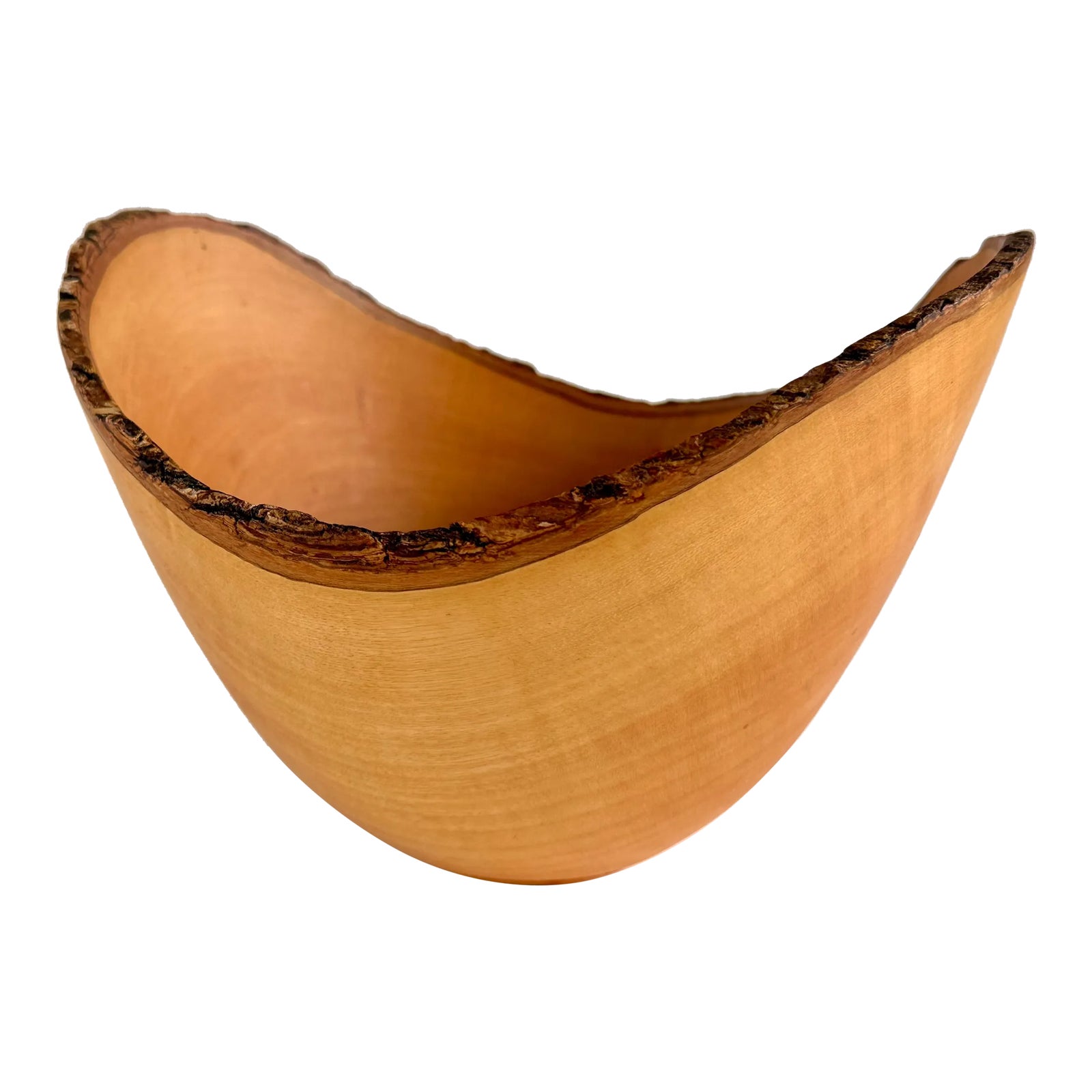 Natural Live Edge Jacaranda Wood Bowl | Chairish