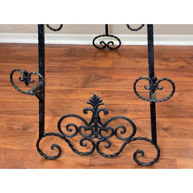 Early 20th Century Spanish Colonial Wrought Iron Floor Stand Art ...