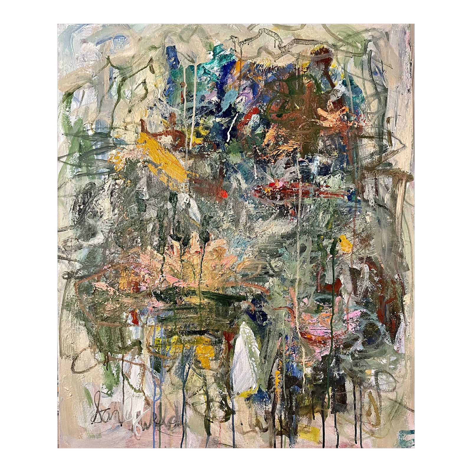 "Lost at Sea" Contemporary Original Abstract Expressionist Painting by ...