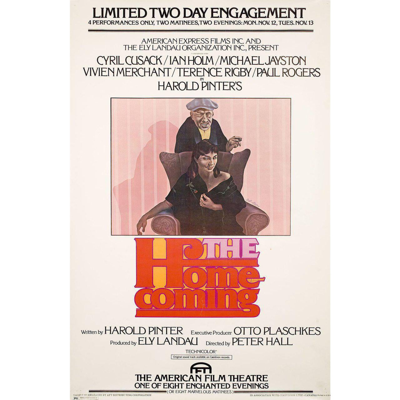 The Homecoming 1973 British One Sheet Film Poster | Chairish