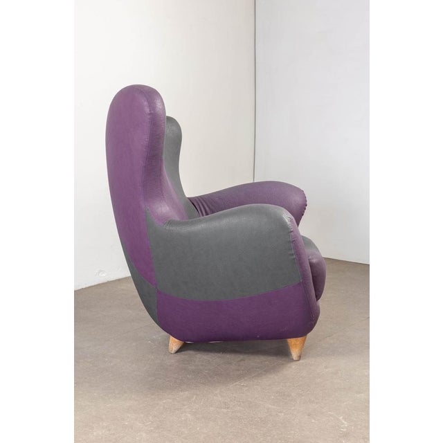 Alessandra Armchair in Javier Mariscal Leather by Moroso | Chairish