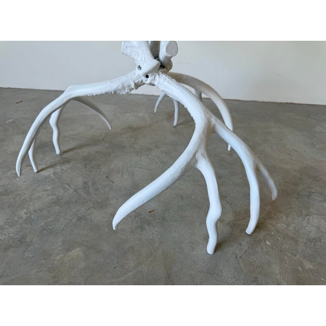 1970's Arthur Court Cast Aluminum "Antler" Table | Chairish