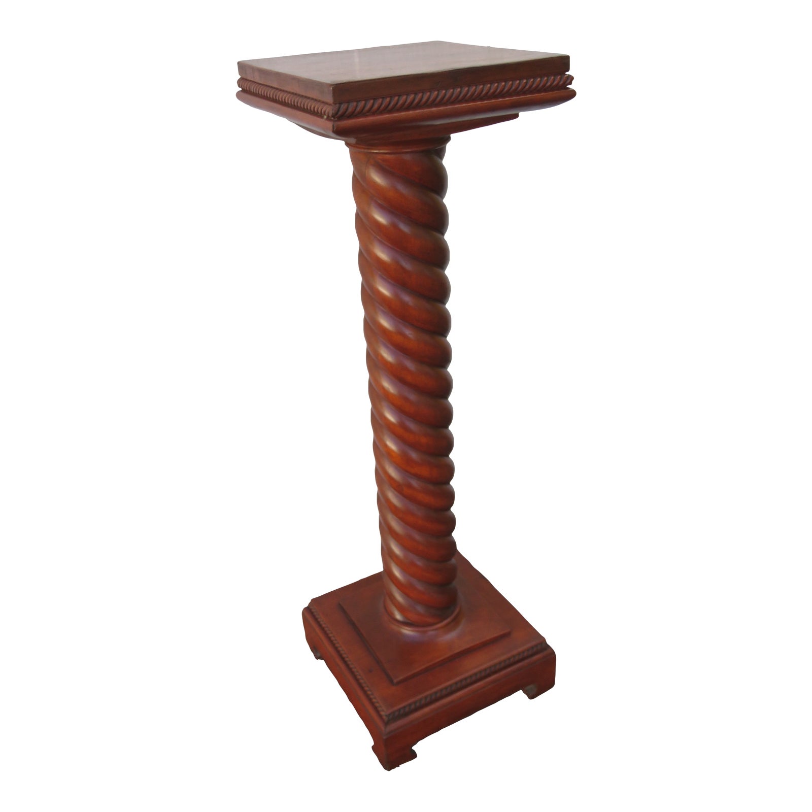 Early 1900s Spindle Plant Statue Stand 5896a | Chairish