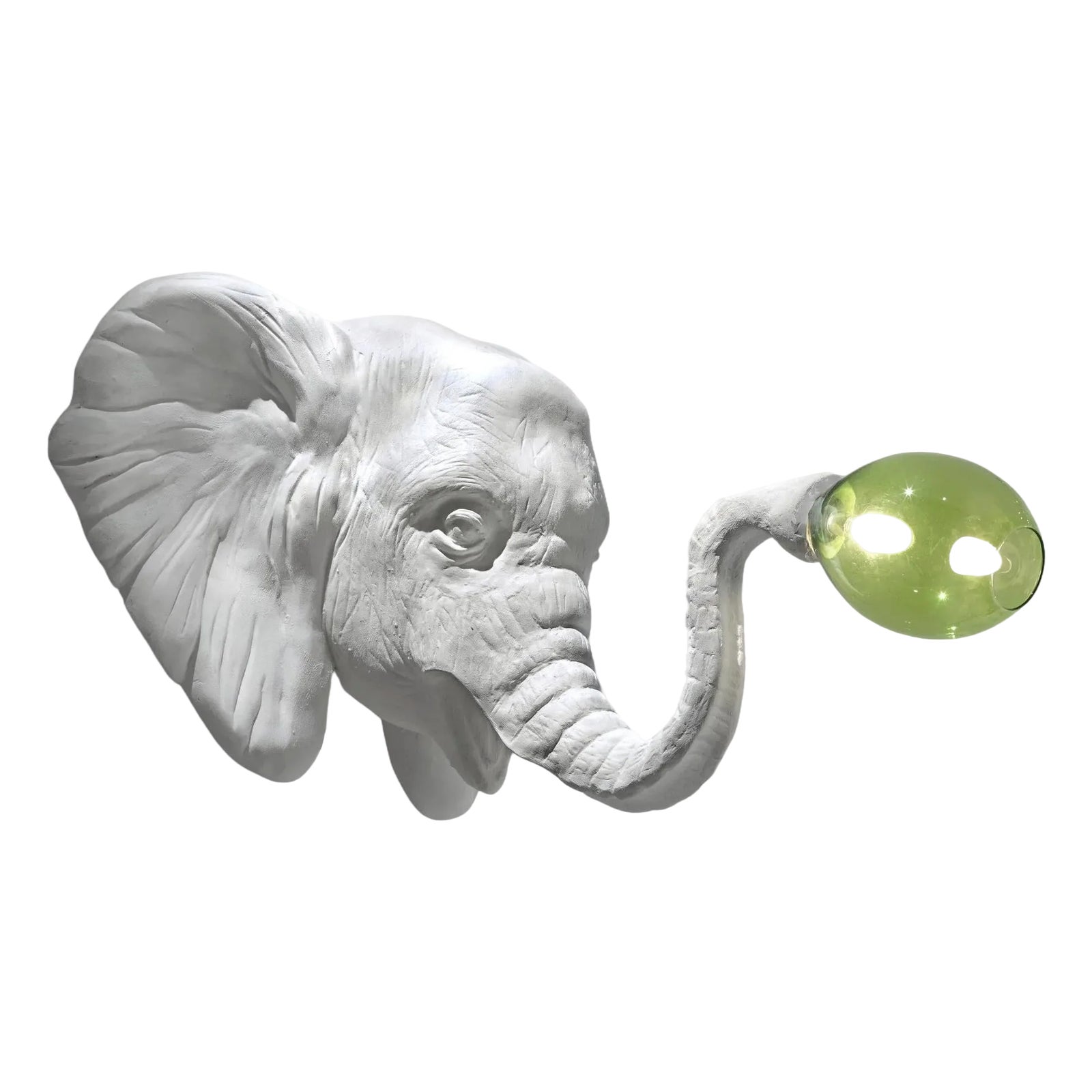 Light Elephant Wall Lamp by Imperfettolab | Chairish