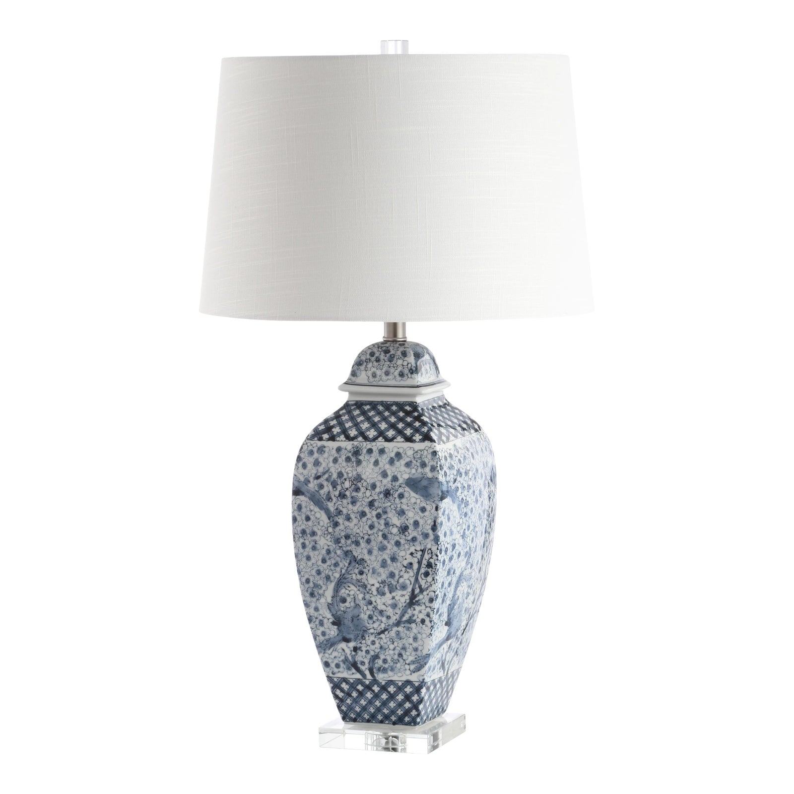 Murray Table Lamp - Blue & White | Chairish