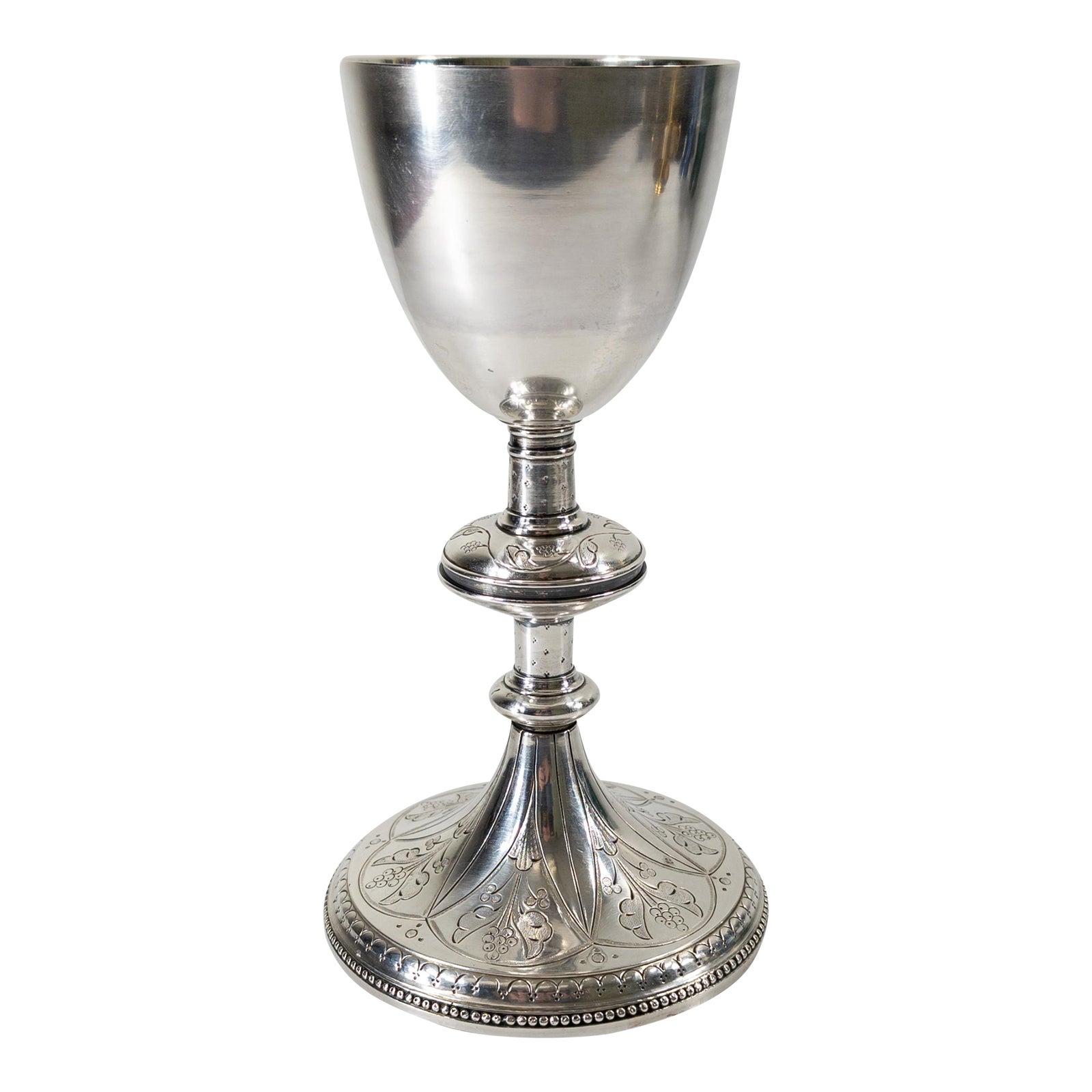19th Century American Sterling Silver and Silvered Bronze Religious ...