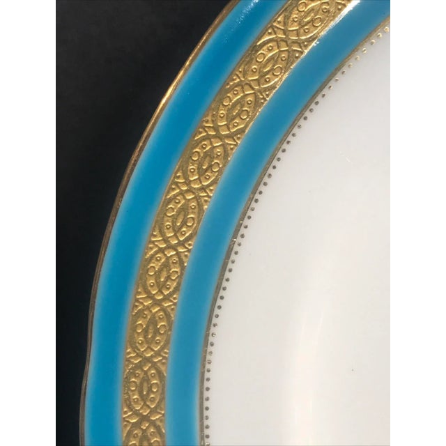 Pair of Antique English Porcelain Plates, Minton Marks, Sailing Boats ...