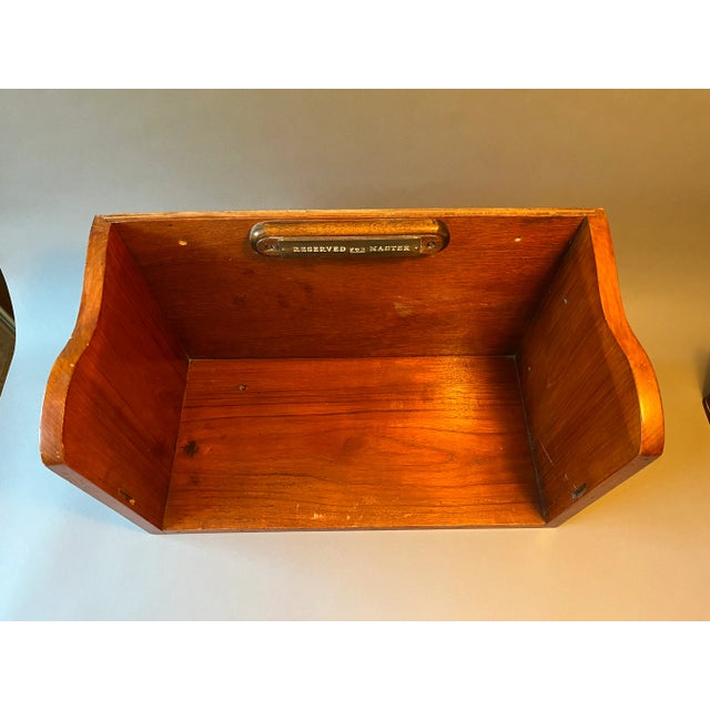 Late 19th Century Sea Captain's Book Shelf Nautical Ship With Brass ...