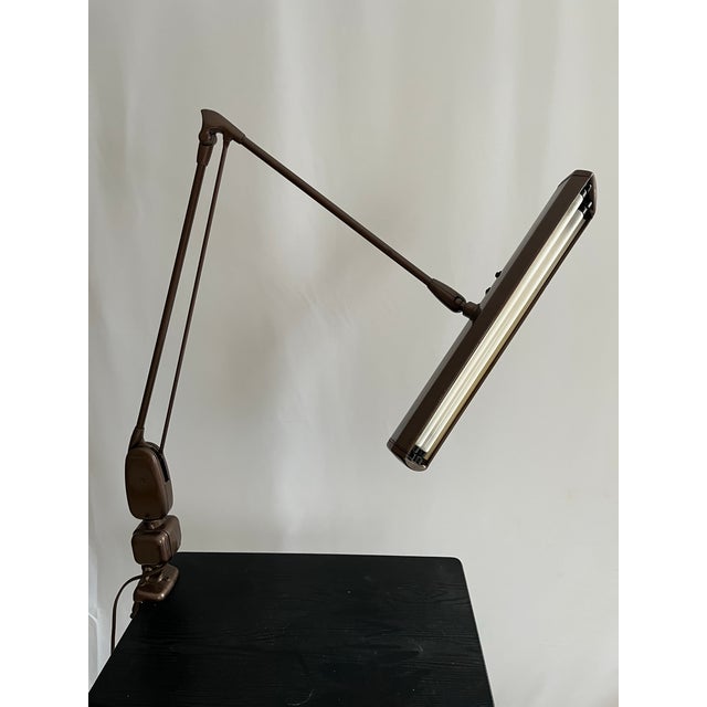 Vintage Dazor Floating Fixture Desk Lamp | Chairish