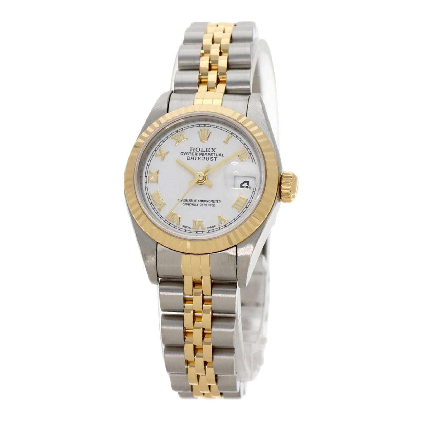 Rolex 79173 Datejust Watch Stainless Steel/Ssxk18Yg/K18Yg Ladies | Chairish