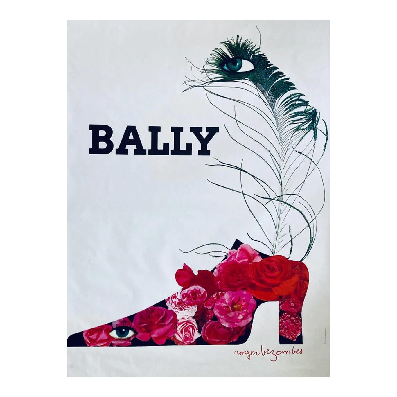 1980 Bally - Plume Poster | Chairish