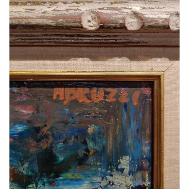 Harold Stephenson - Woman at an Hollywood Bar - Oil Painting C.1960s ...