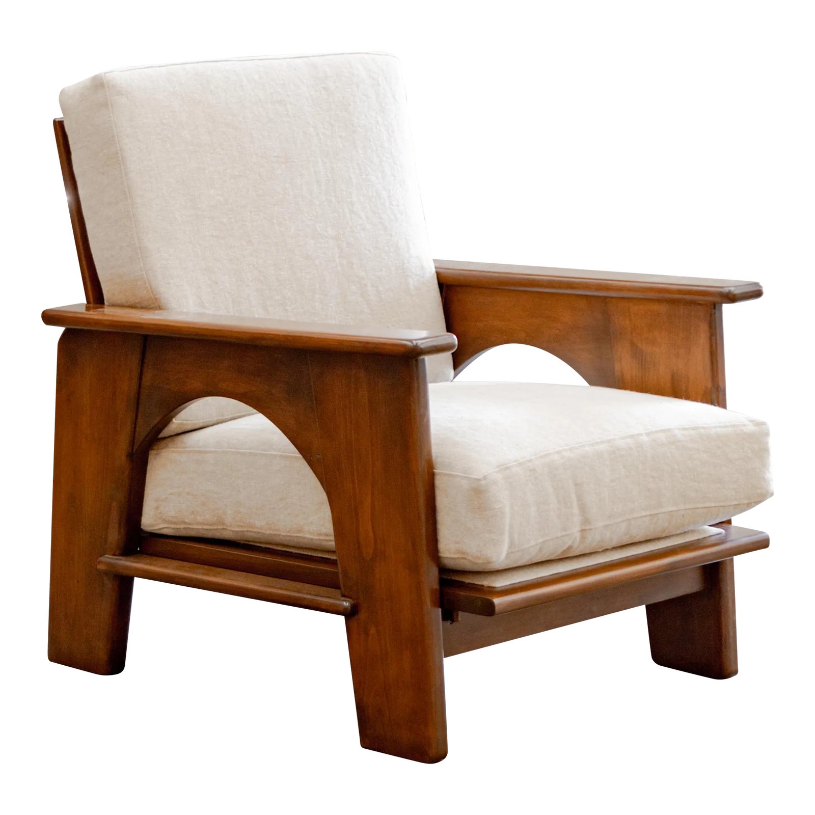 Bas Van Pelt Modernist Oak Club Chair | Chairish