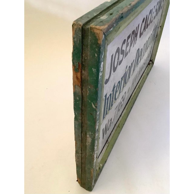 Circa 1930s Interior Design Sign | Chairish