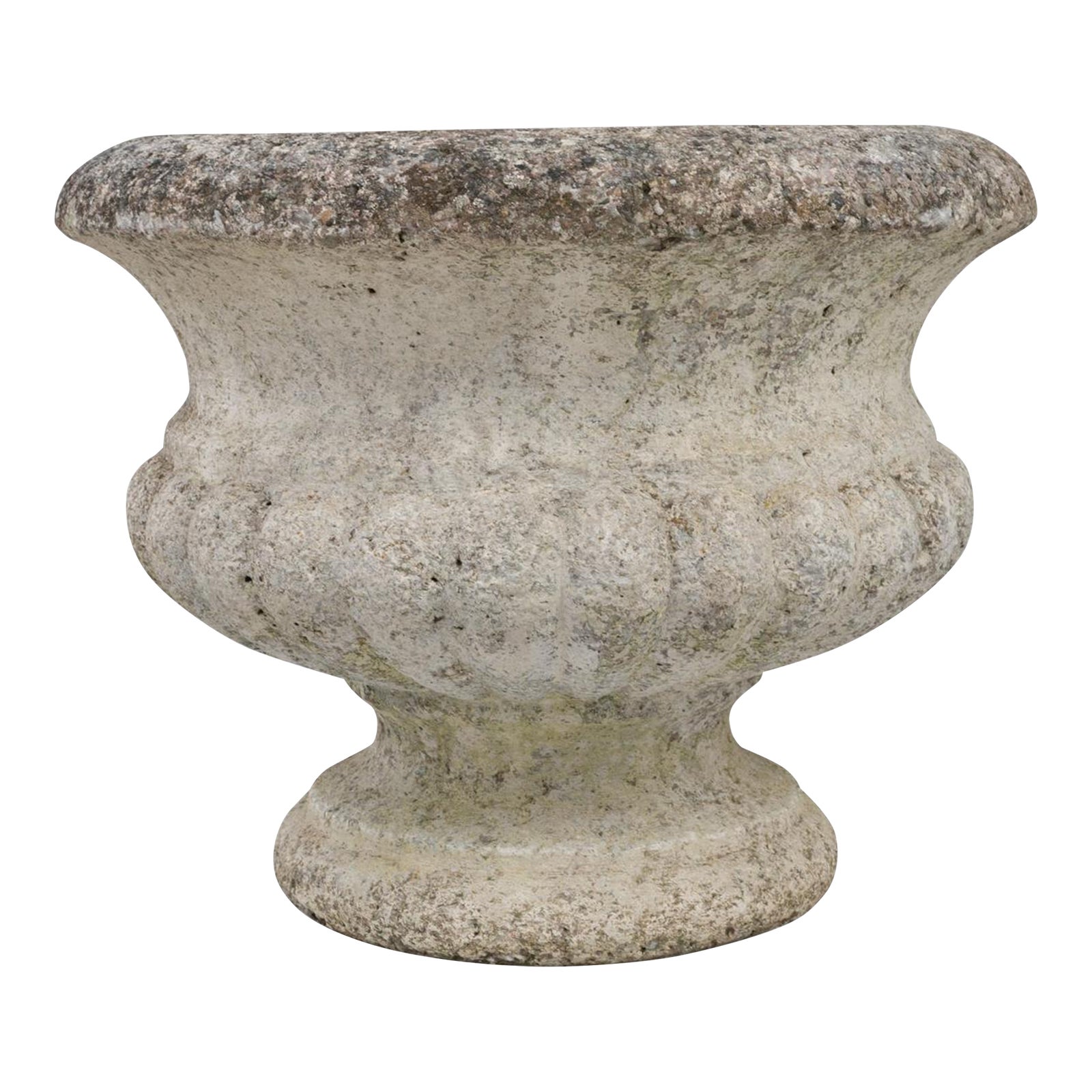 20th Century French Concrete Planter | Chairish