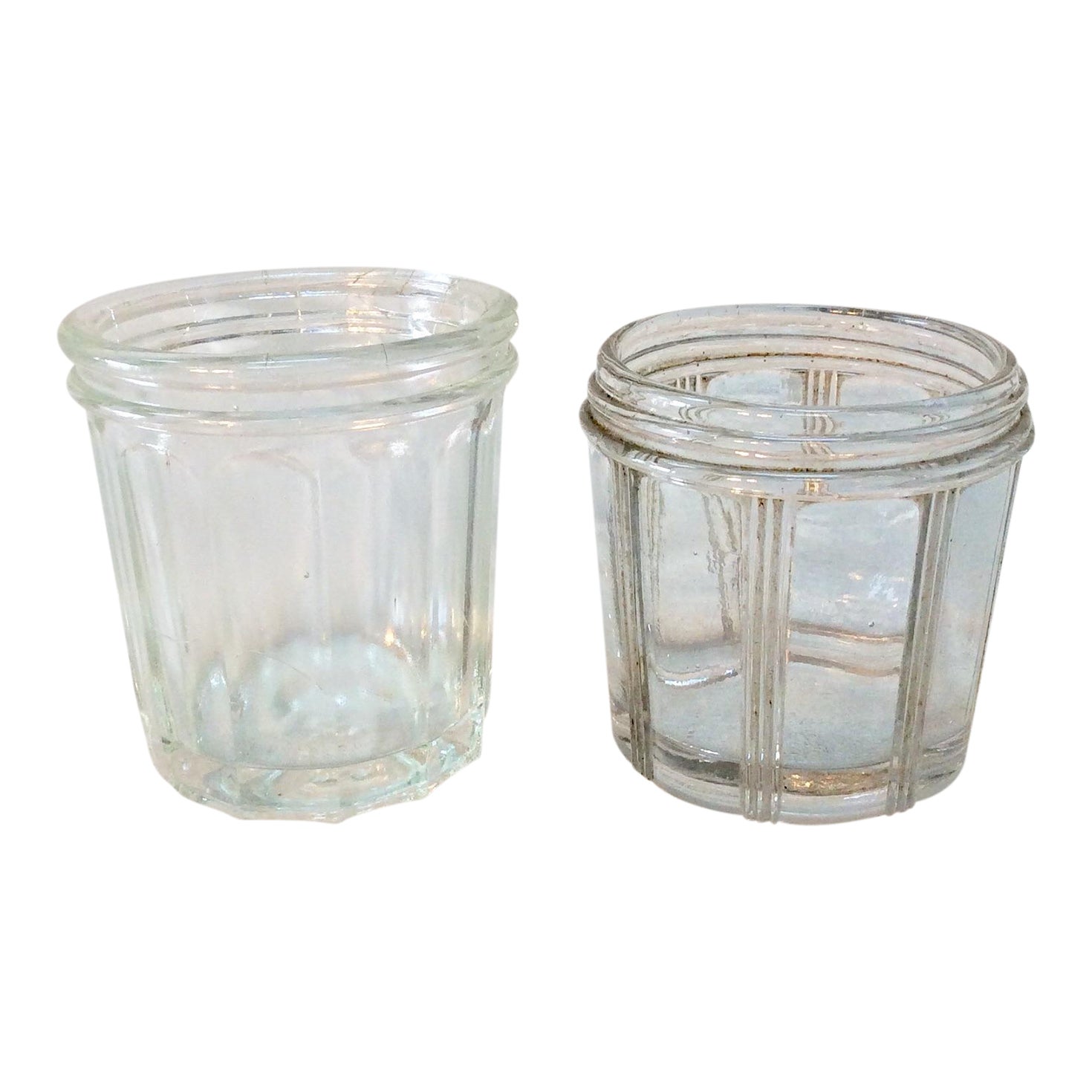 Antique French Jam Jars- Set of 2 | Chairish