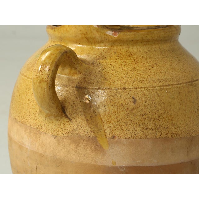 Antique French Authentic Ceramic Water Pitcher, or 'Cruche' With Handle ...