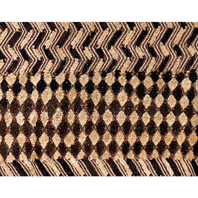 African Tribal Kuba Kasai Raffia Textile 23" by 22" | Chairish