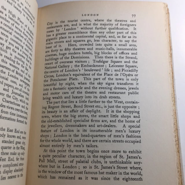 1936 England the Unknown Isle Book | Chairish