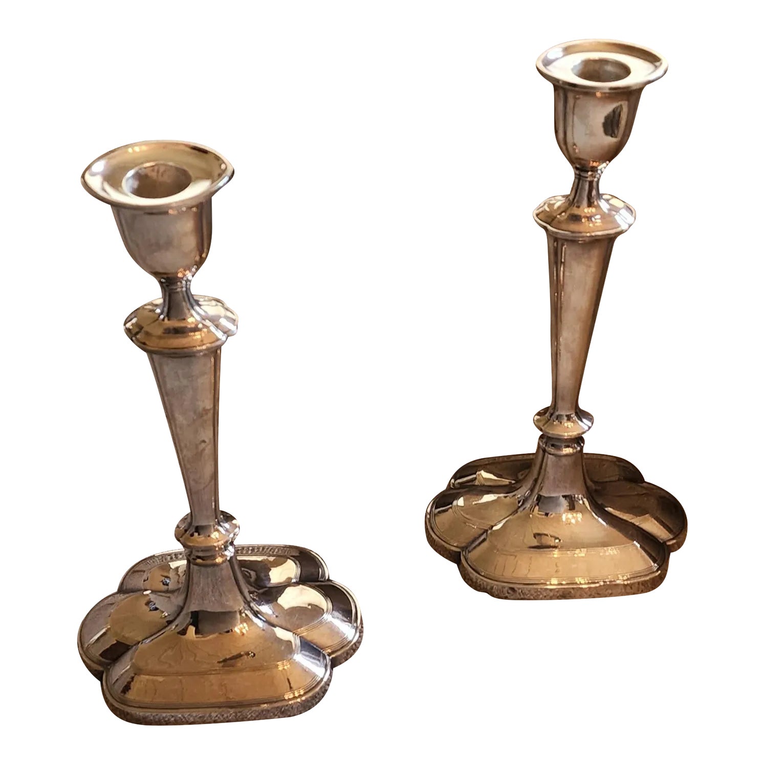 Antique Georgian Candlesticks | Chairish